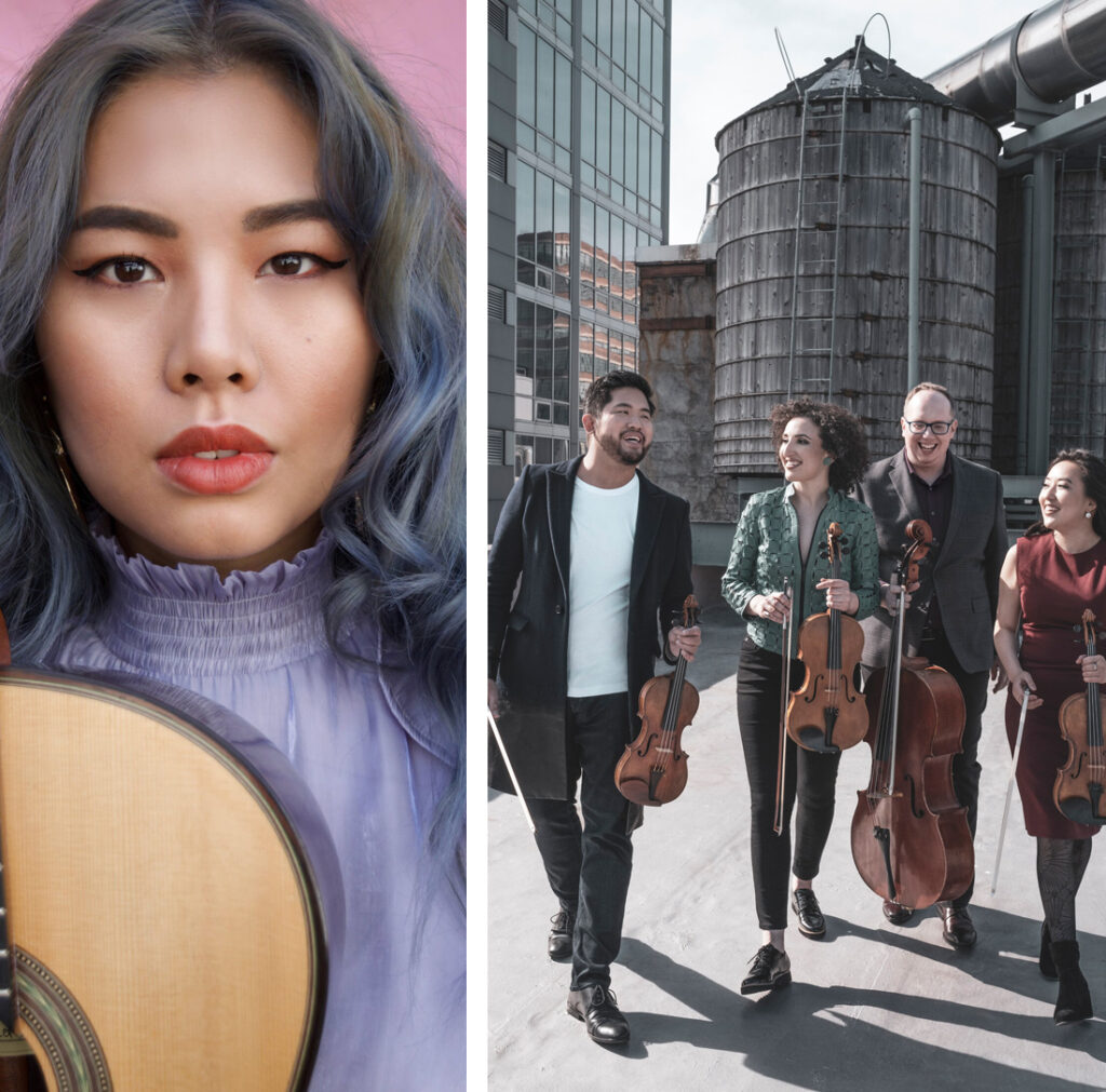 VERONA QUARTET with JIJI, guitar - Howland Chamber Music Circle