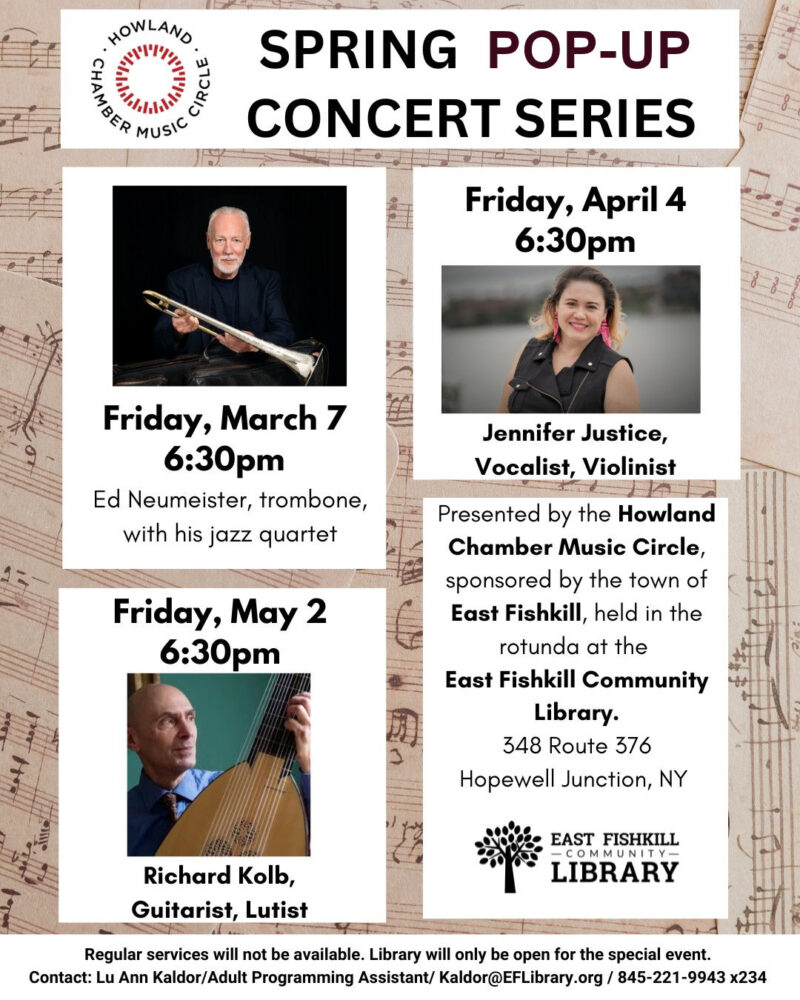 Pop-up Concerts - Howland Chamber Music Circle